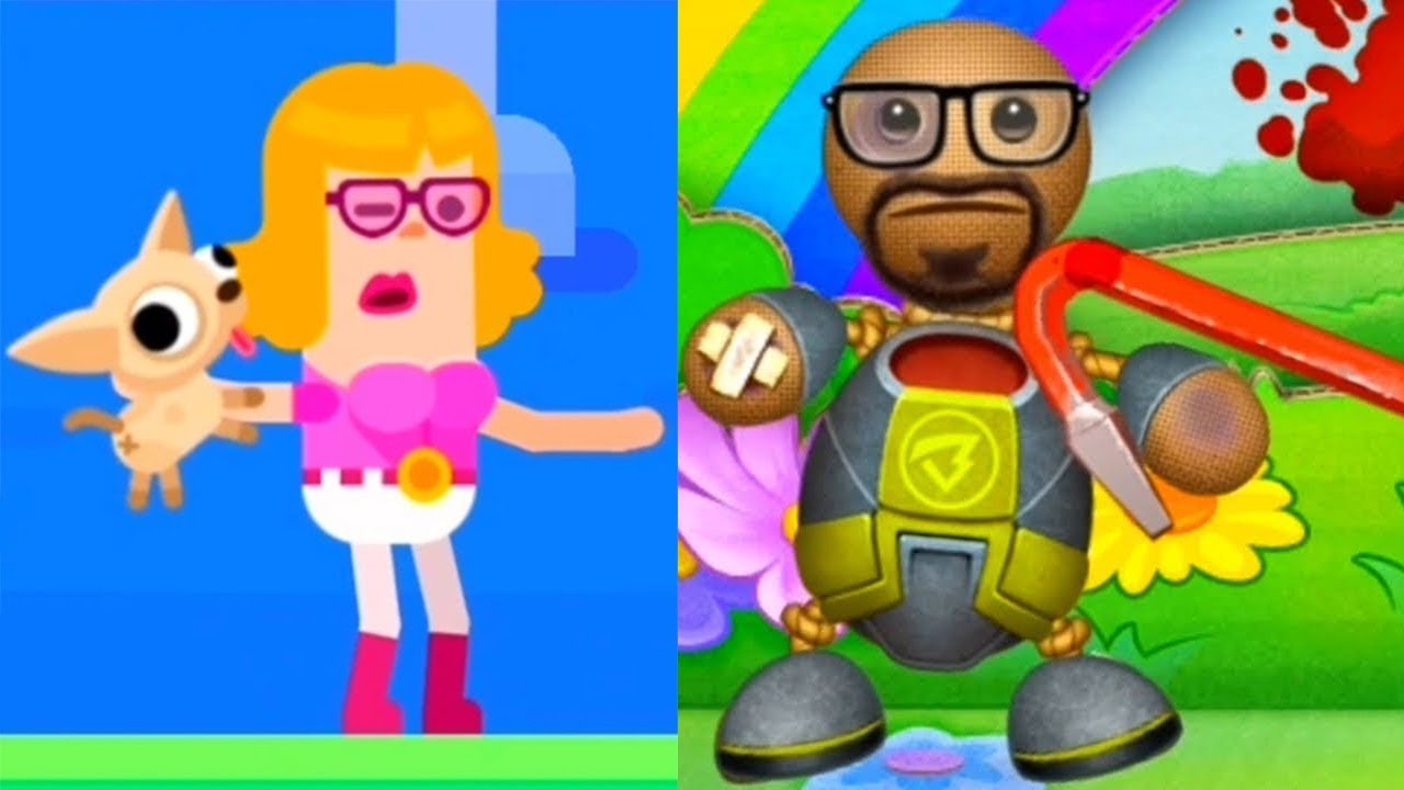 Bowmasters vs Kick The Buddy Penny vs Tools Weapons - YouTube