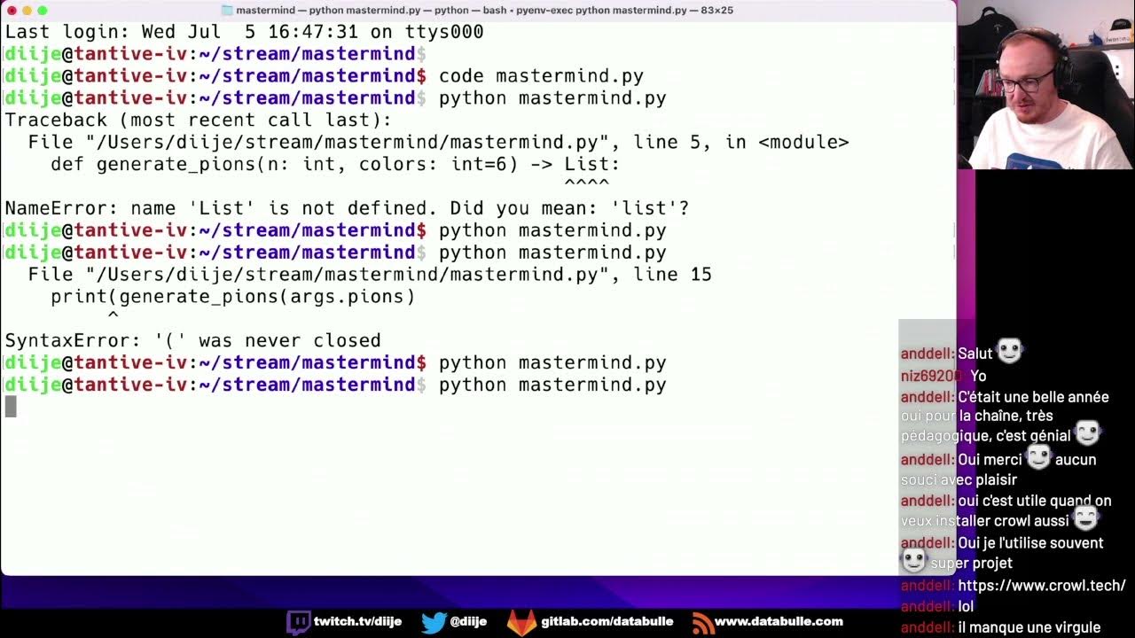 Un petit jeu de Mastermind | Let's code - Python pour le SEO #27 - YouTube