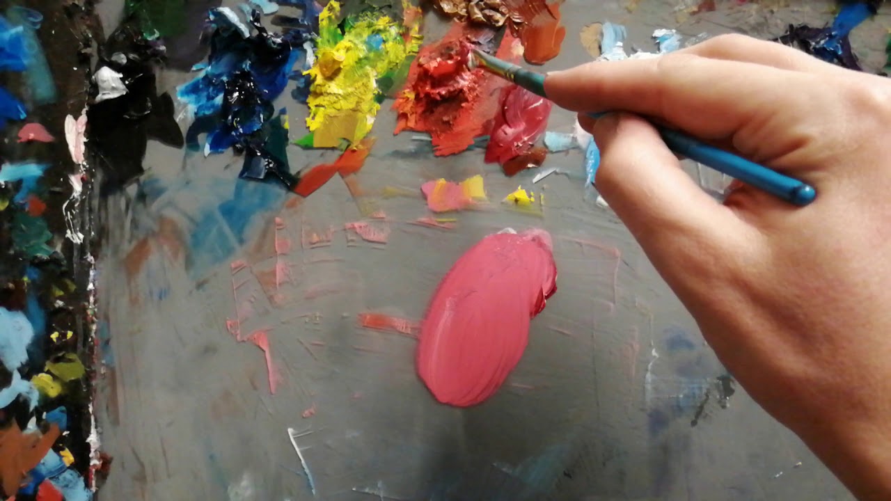 How to Mix a Vibrant Pink - YouTube