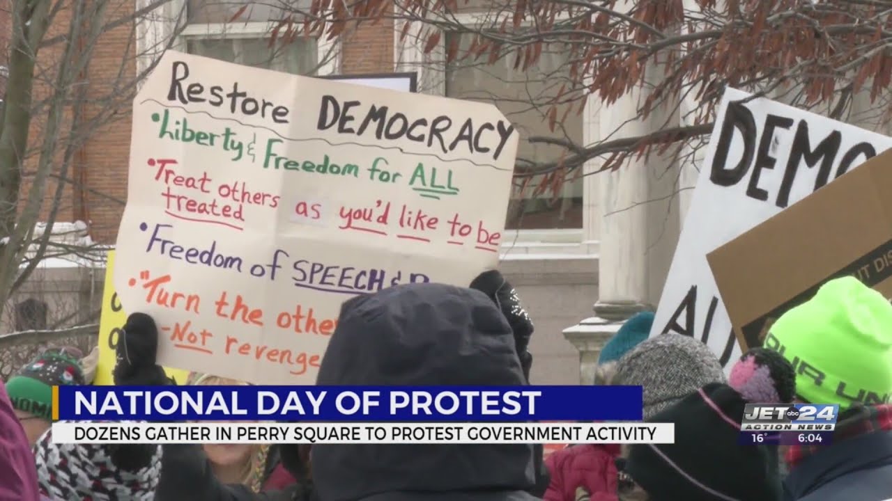 'We have to unite' - Dozens gather in Perry Square to participate in ...