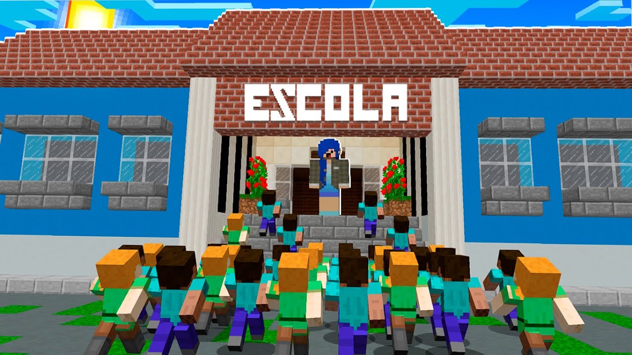 levei Fãs para escola... Minecraft! (péssima ideia) - YouTube