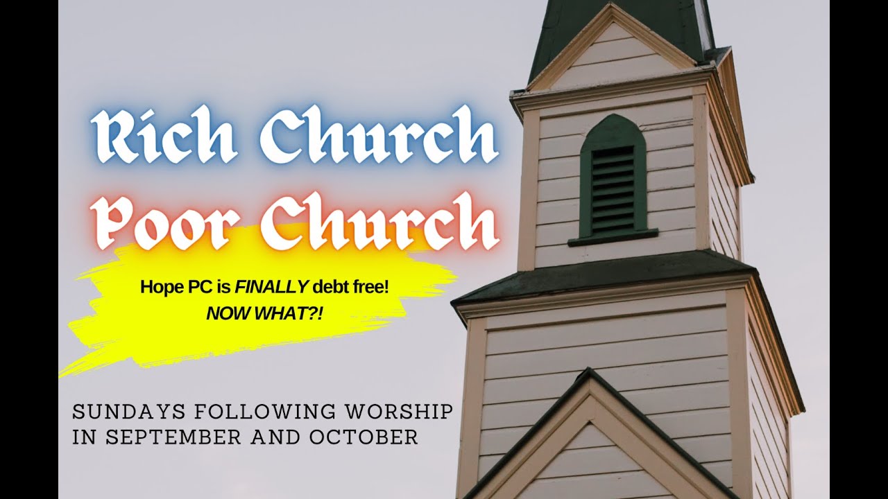 100123 - Rich Church Poor Church - YouTube