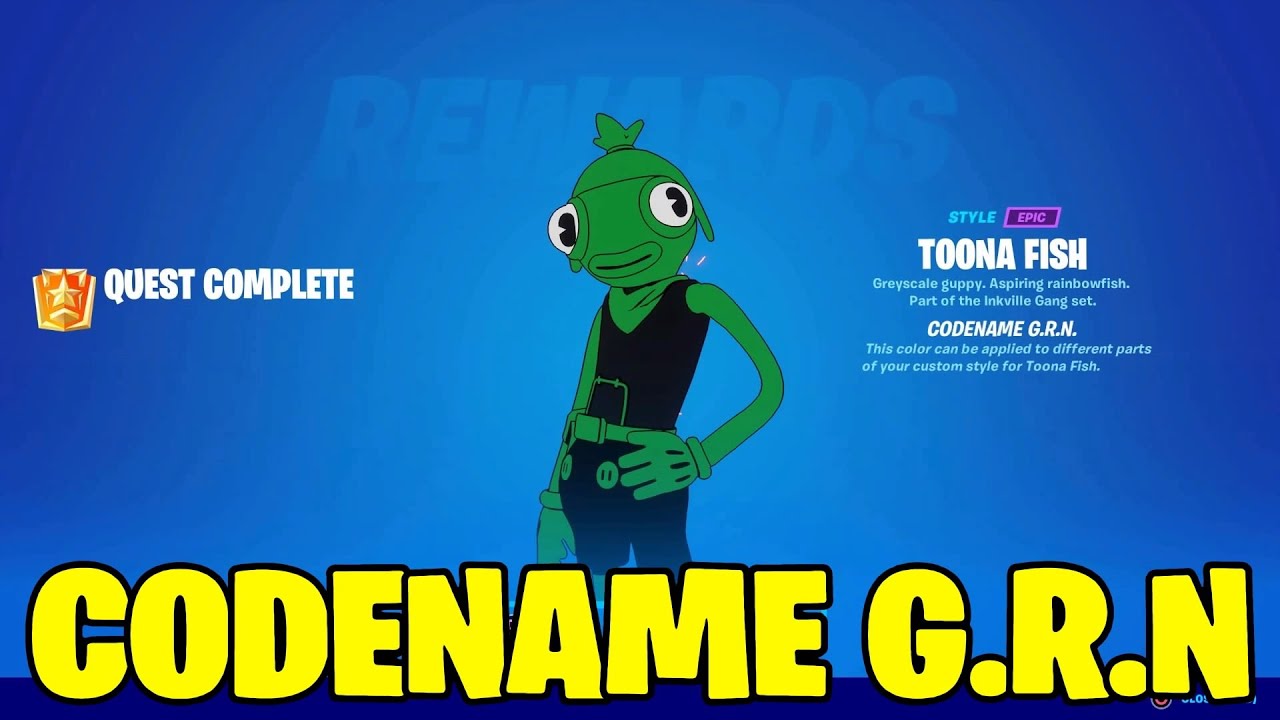 Fortnite Color Bottles Locations.Codename G.R.N - Codename Elf Style ...