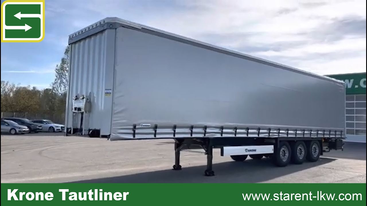 verkauft - Krone Tautliner, Liftachse, XL und Getränkezertifikat ...