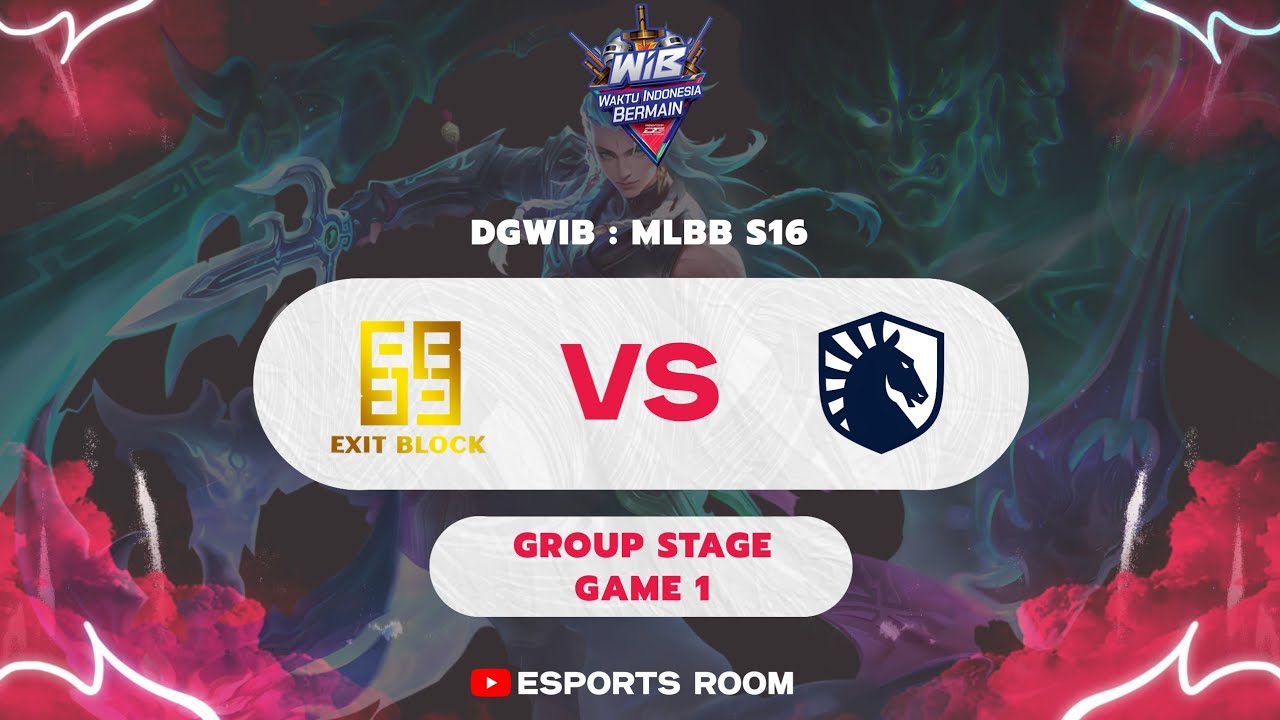 EXIT BLOCK vs TL ACADEMY ID - Game 1 | DGWIB MLBB S16 : Group Stage Day ...