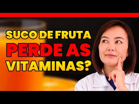 E VERDADE QUE FAZER SUCO DE FRUTA FAZ PERDER AS VITAMINAS?