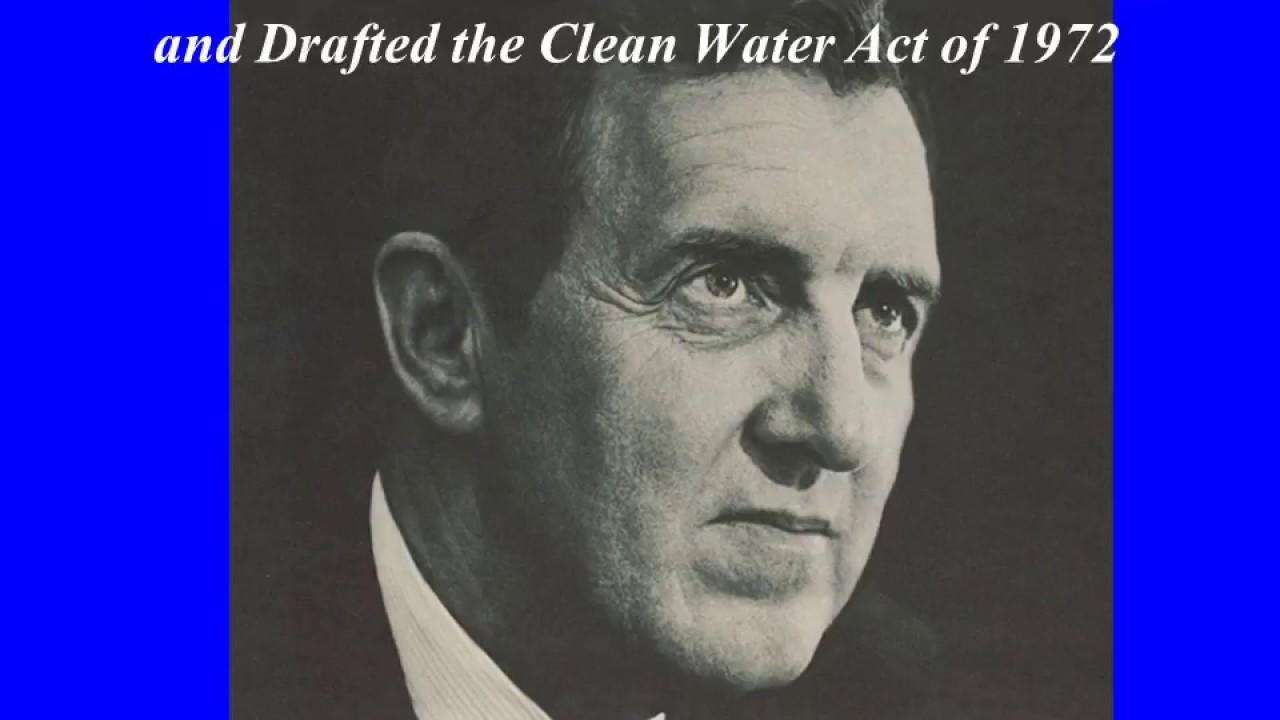 United States Maine Senator Edmund Muskie Drafted the Clean Water Act ...