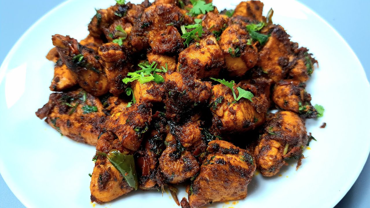 TASTY CHICKEN DRY FRY RECIPE | SPICY BONELESS CHICKEN FRY RECIPE ...