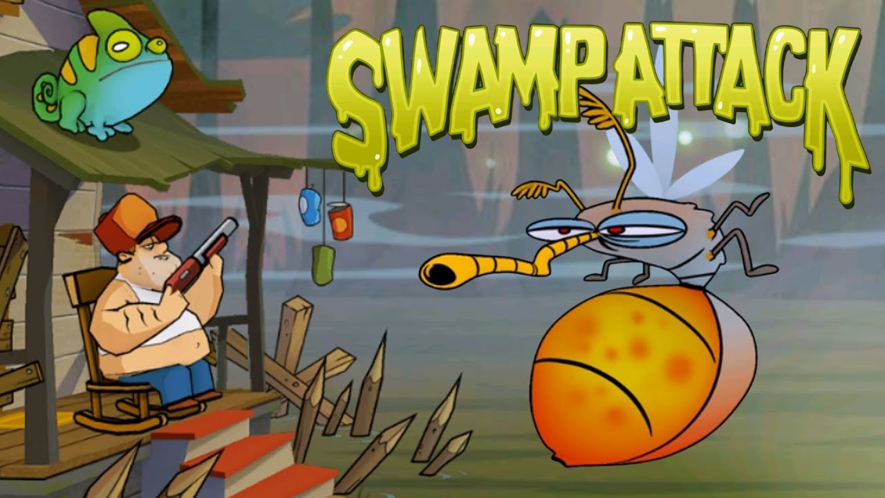 ПРИТАЩИЛА СВОЁ СОСАЛО ⇶ Swamp Attack №7 - YouTube