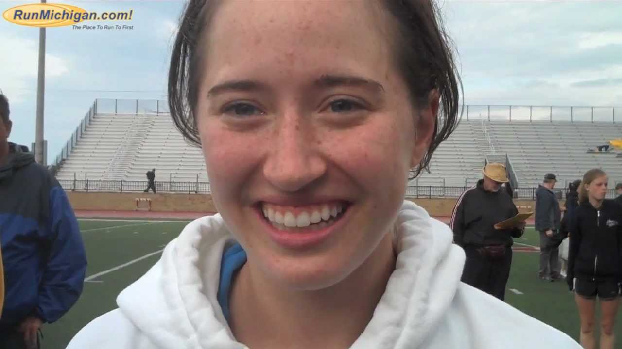 Interview: Haley Meier - Girls 1600M Runner-up 2012 MHSAA LP T&F Finals ...