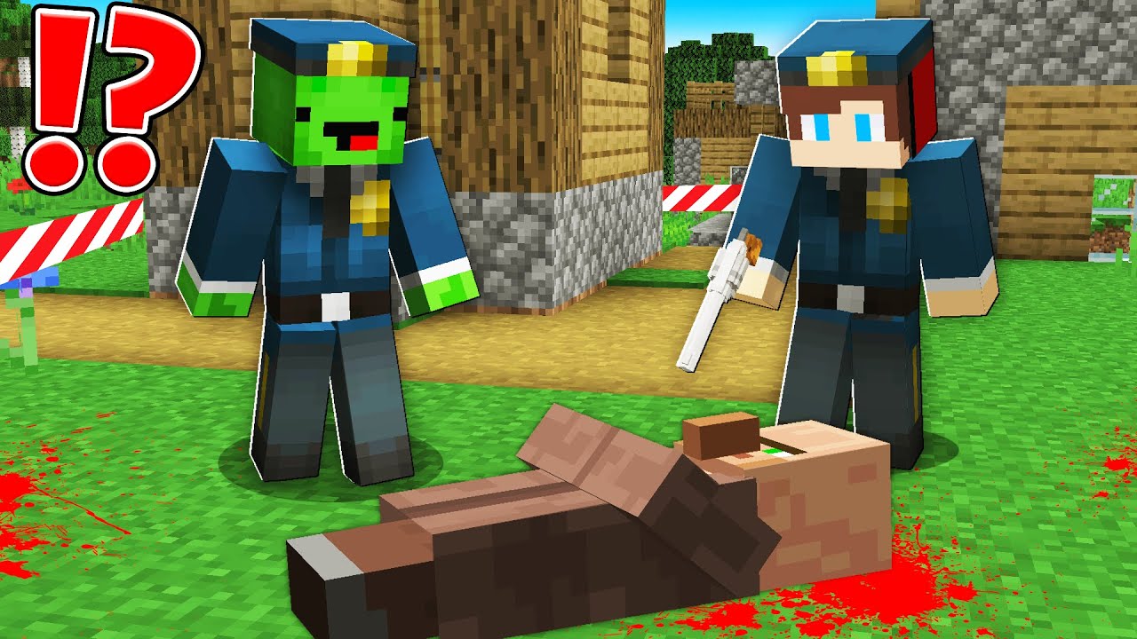 How Mikey And Jj Became Police Minecraft Maizen Youtube