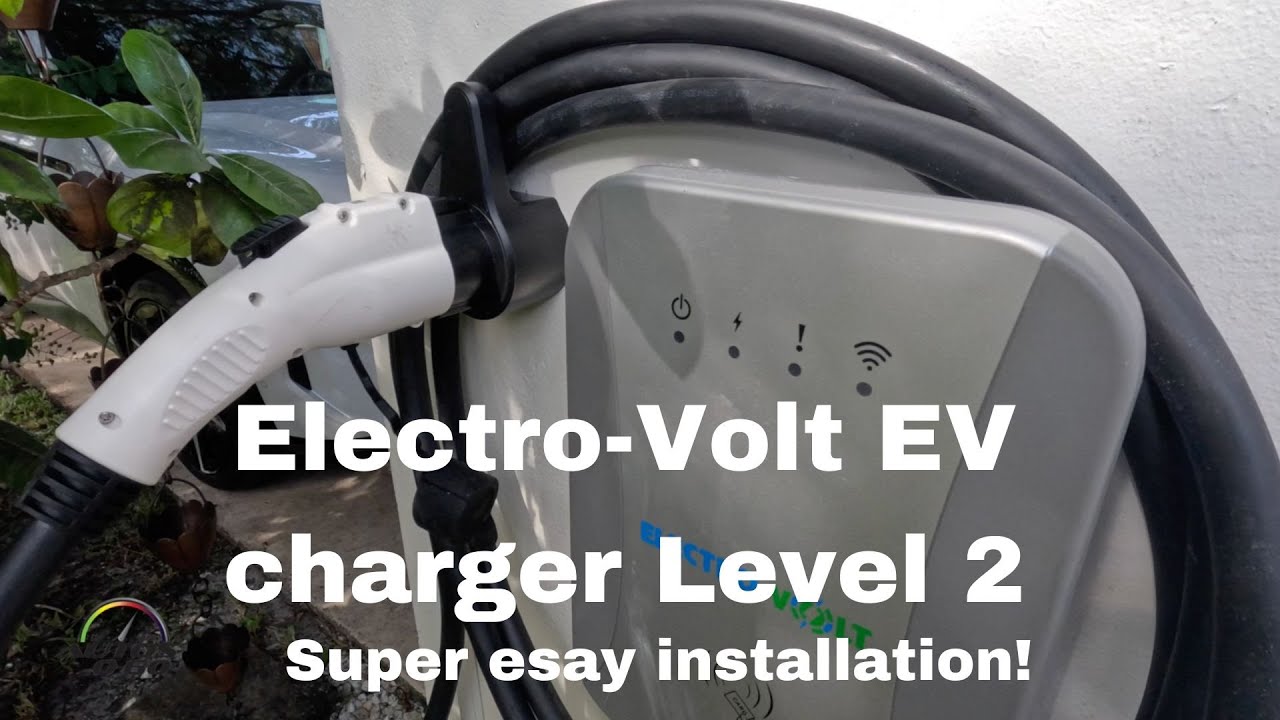 Electro-Volt EV charger Level 2, super easy installation - YouTube