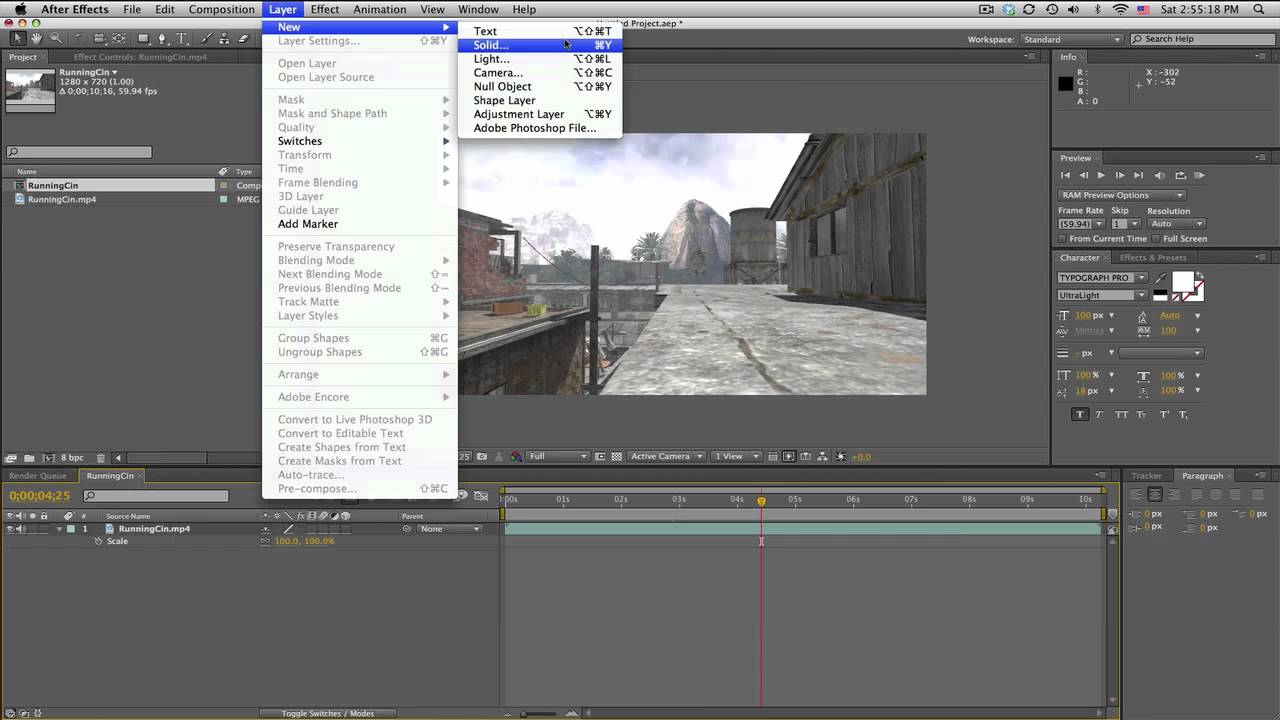 After Effects Tutorial: Easy Widescreen Bars - YouTube