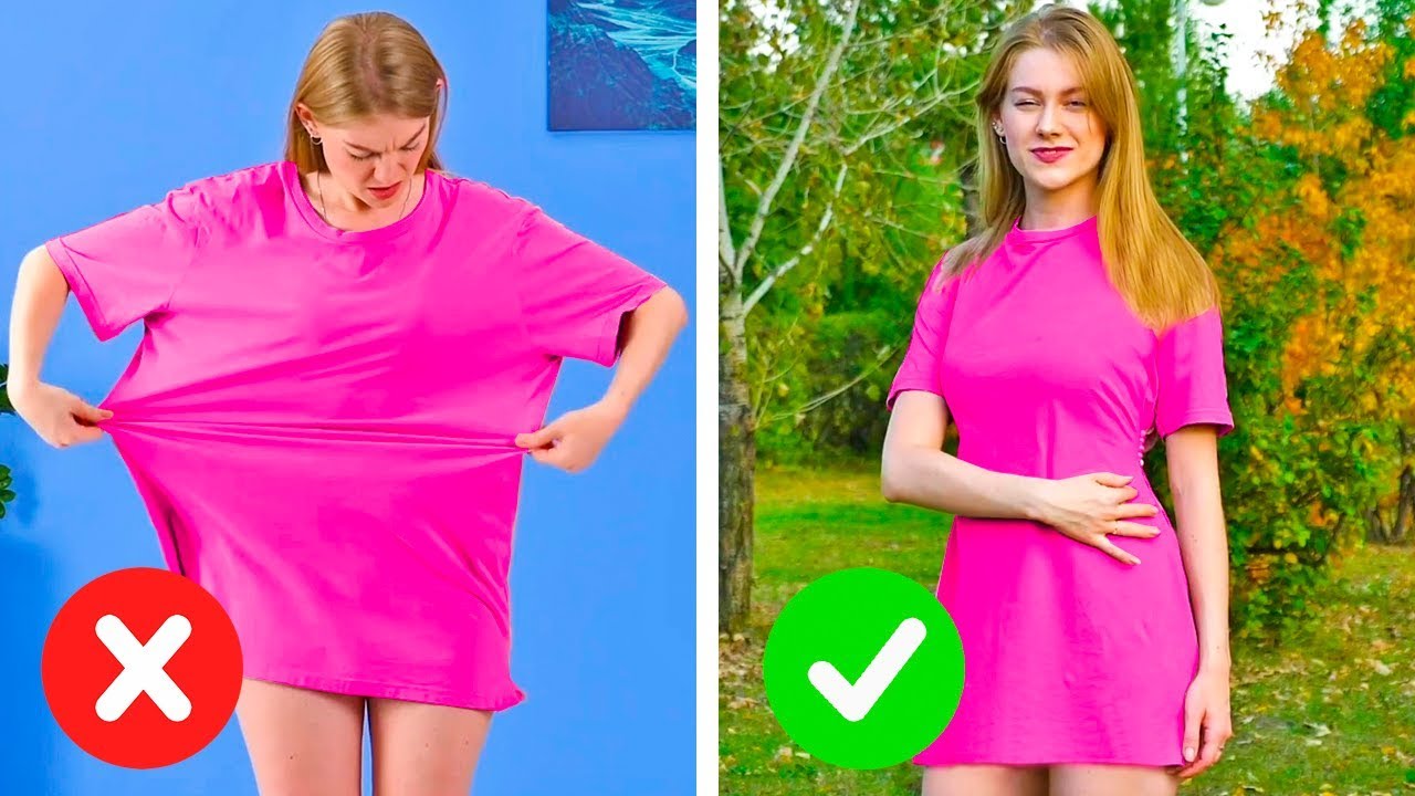 20 CLOTHING HACKS THAT ARE ABSOLUTELY BRILLIANT - YouTube