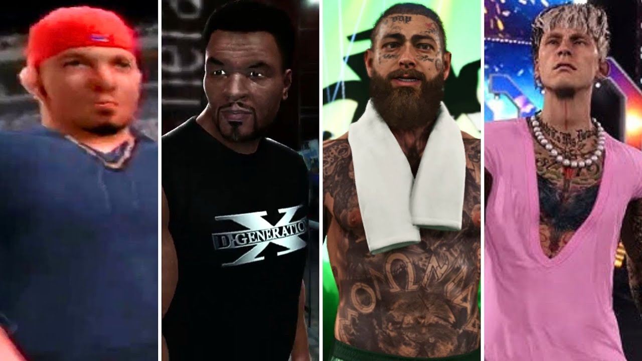 10 Biggest Celebrity Appearances In WWE Games - YouTube