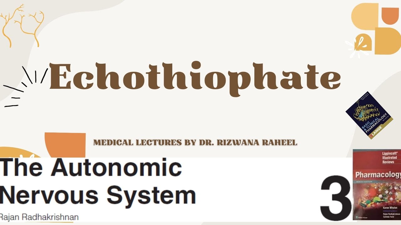 ECHOTHIOPHATE - Irreversible Anticholinesterase Agent | Mode of action ...