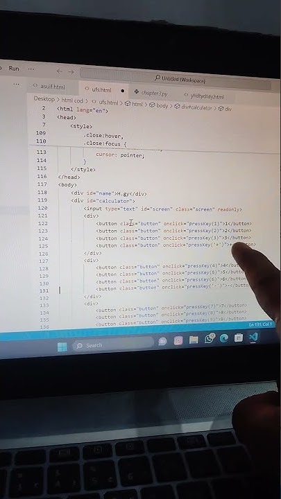 calculator ban gya finally html+css+javascript 🔥 - YouTube