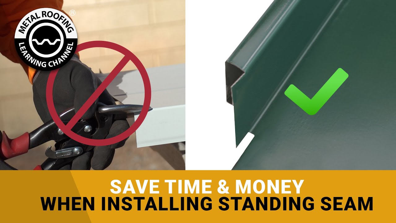 Pre-Notched Standing Seam Metal Roofing Panels - Save Time and Money ...