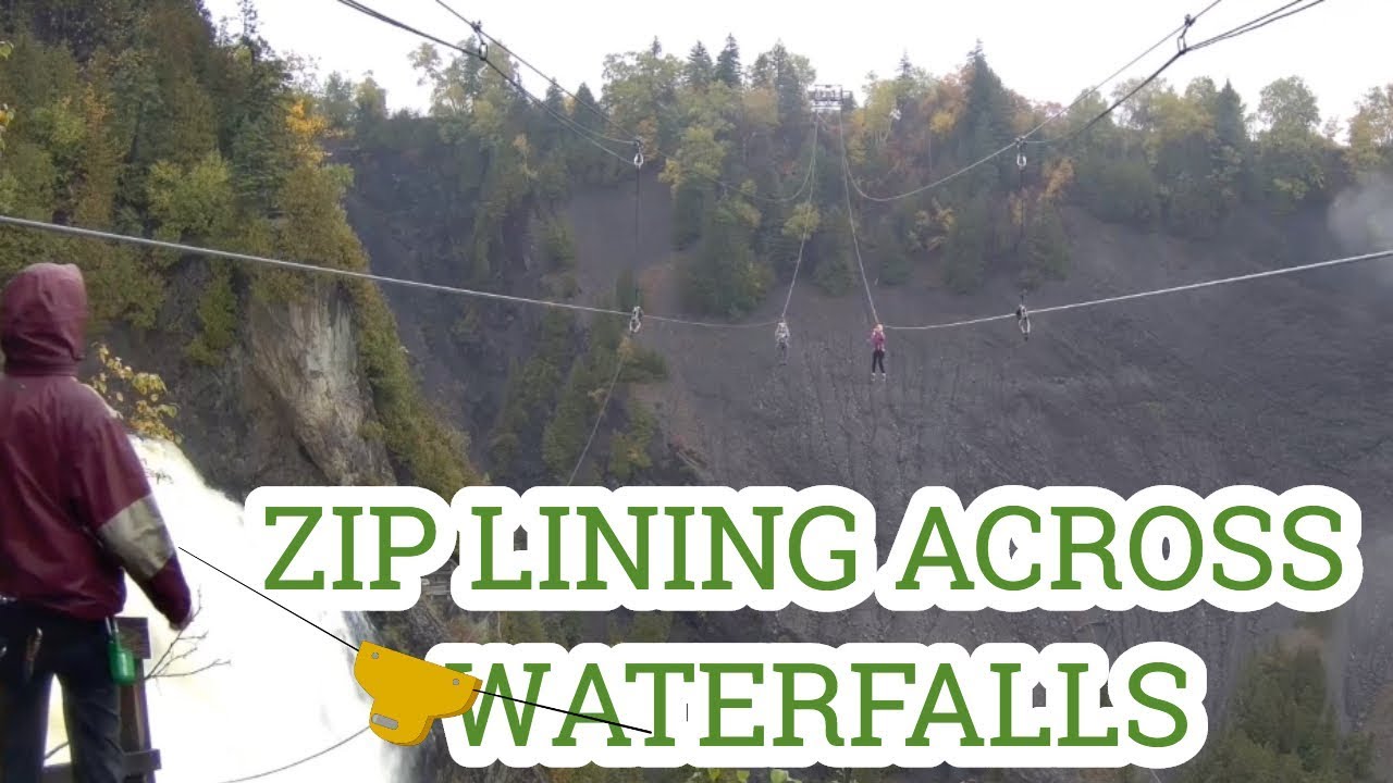ZIP LINING ACROSS WATERFALLS ON TURKEY DAY! - YouTube