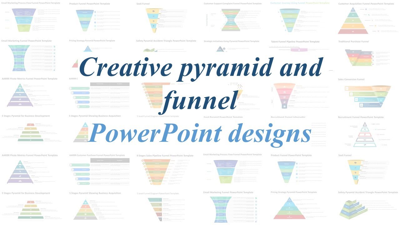Creative pyramid and funnel PowerPoint designs | Kridha Graphics - YouTube