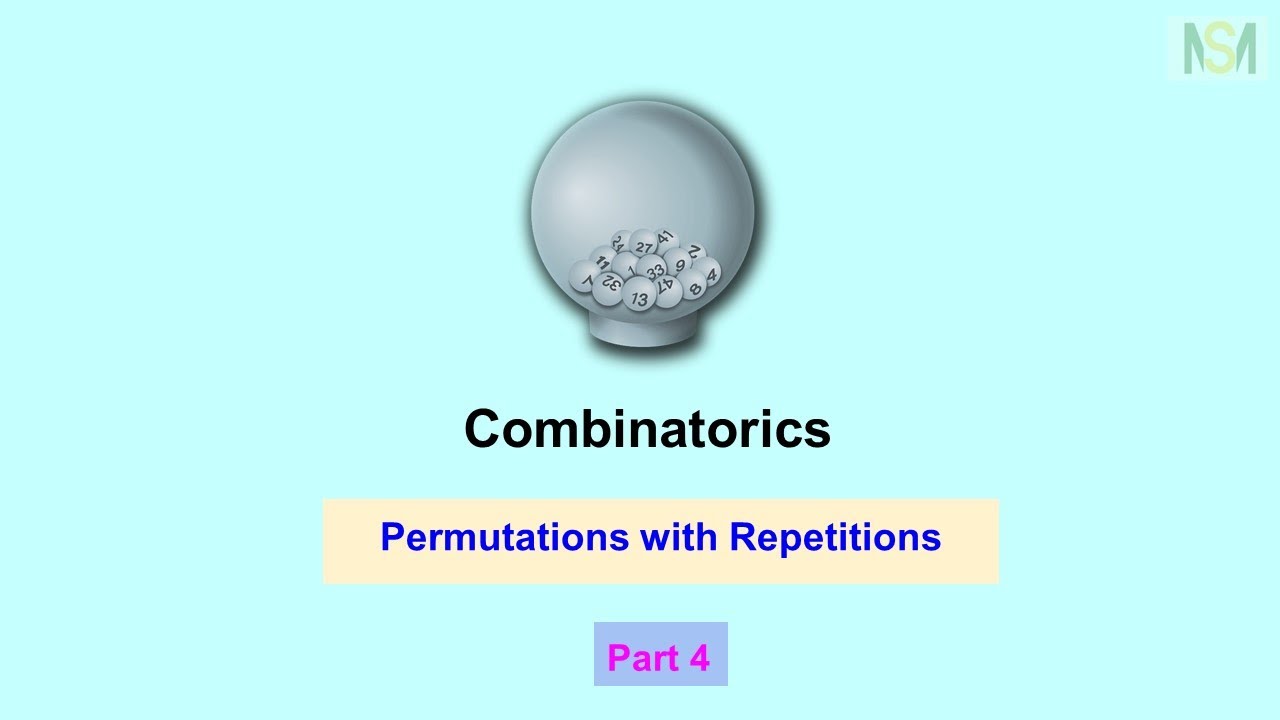 Combinatorics Part 4 -Permutations with Repetitions - YouTube
