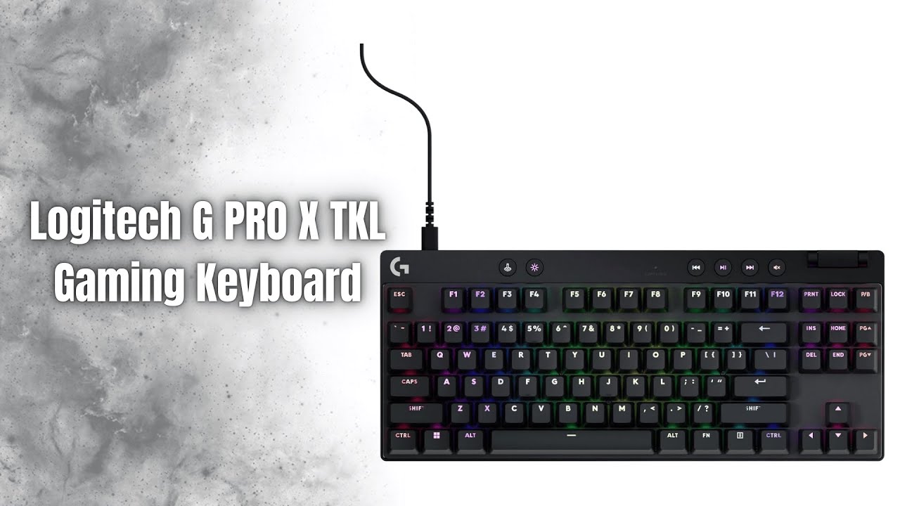 Logitech G PRO X TKL Rapid Review | Wired Gaming Keyboard | Magnetic ...