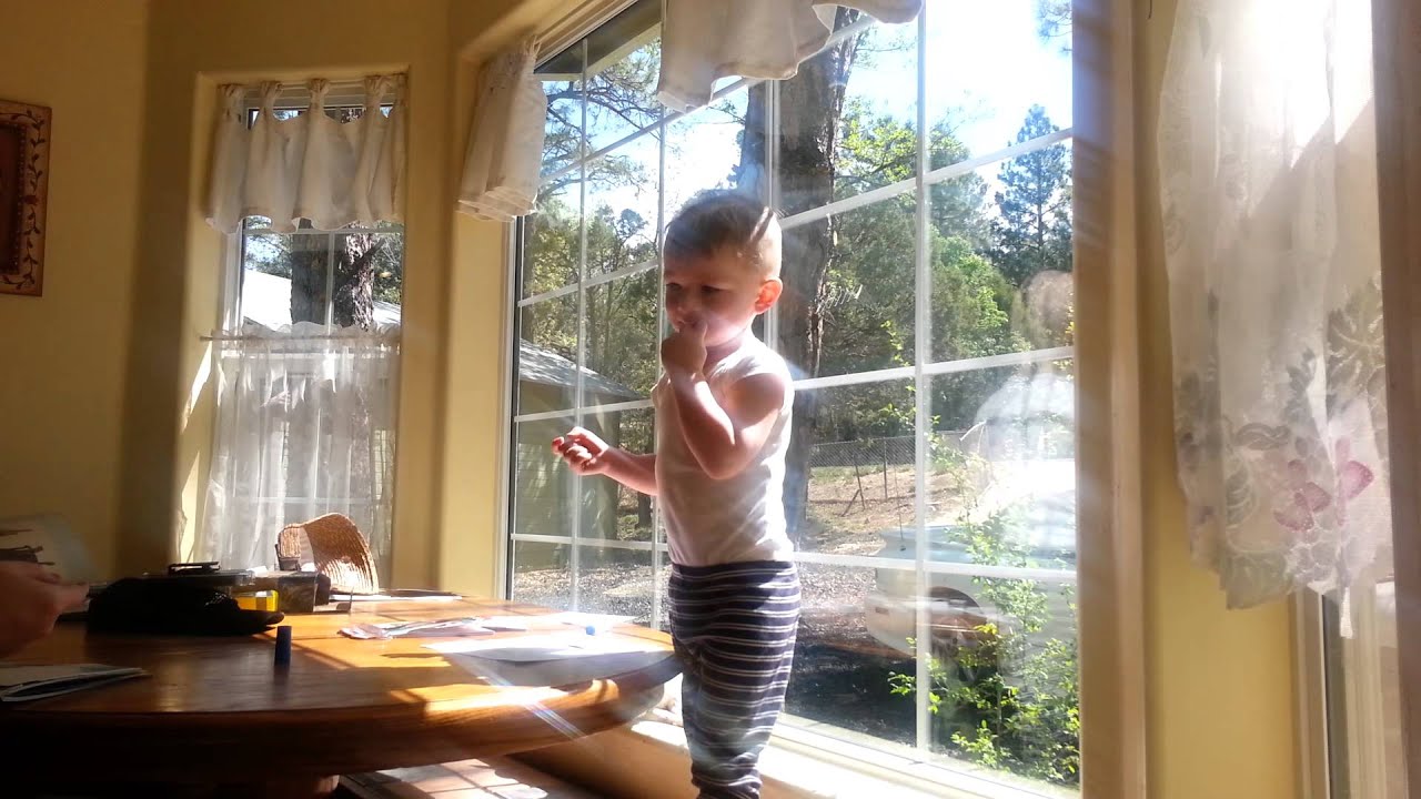 Axel doing Your Baby Can Read book for 1st time - YouTube