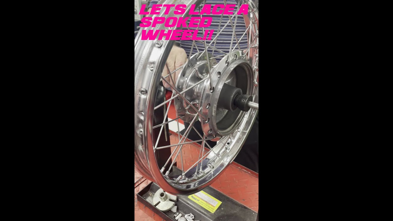 HOW TO LACE A MOTORCYCLE WHEEL the right way - YouTube