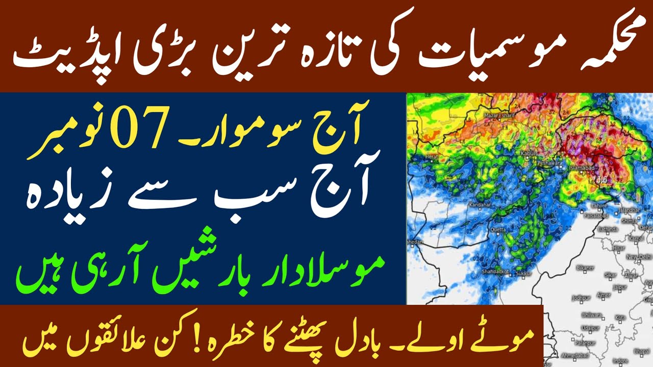 Massive rains, stormy wind, hails, snow expected | Pakistan Weather ...
