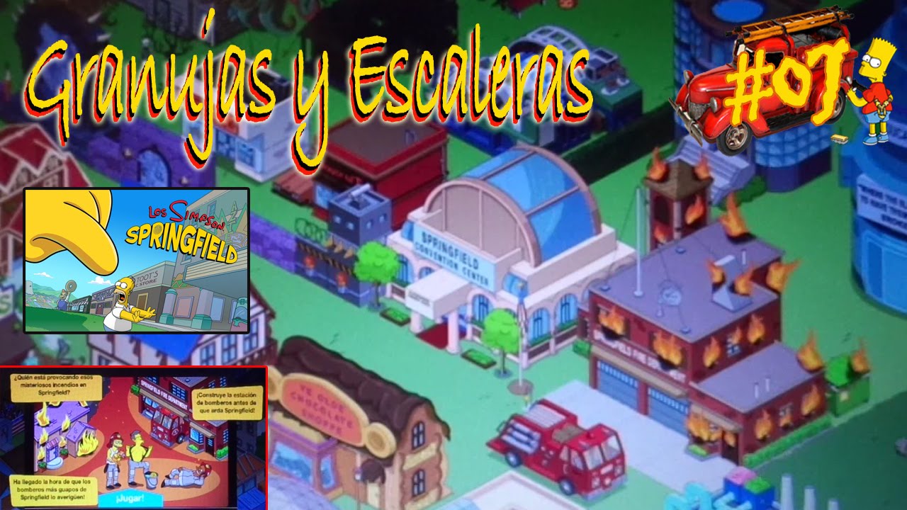 Los Simpson Springfield "Bomberos, Cap. 7: La Estación de bomberos de ...