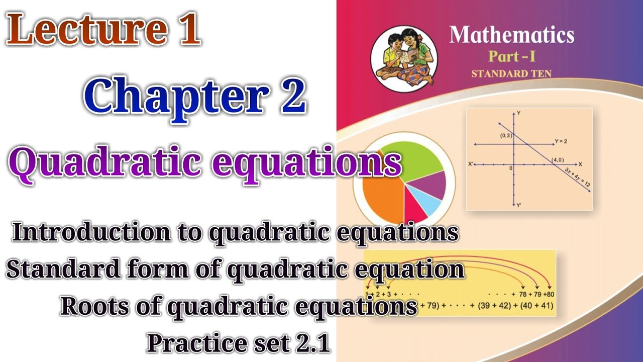 Standard 10th math part I : Chapter 2 : Quadratic equations - YouTube