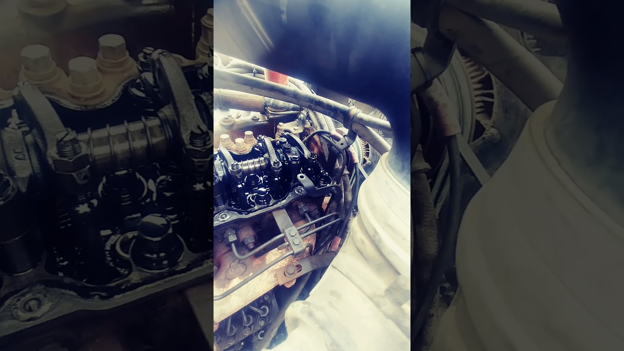 1997 Mack E7-350 Timing Marks on Flywheel TDC marks valve adjustment ...