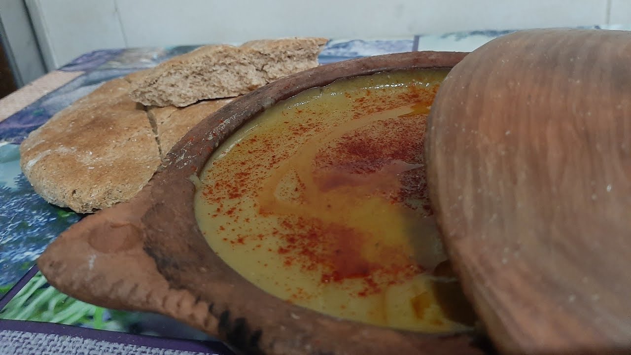 Baisara: puré de guisantes y habas secos. Plato típico marroquí ...