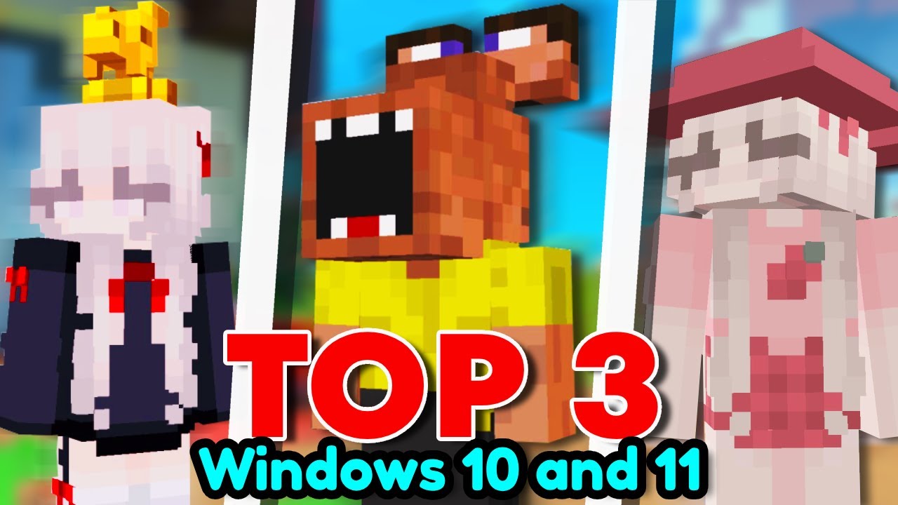 Top 3 Best Skin packs For Minecraft Bedrock (easy-to-use) - YouTube