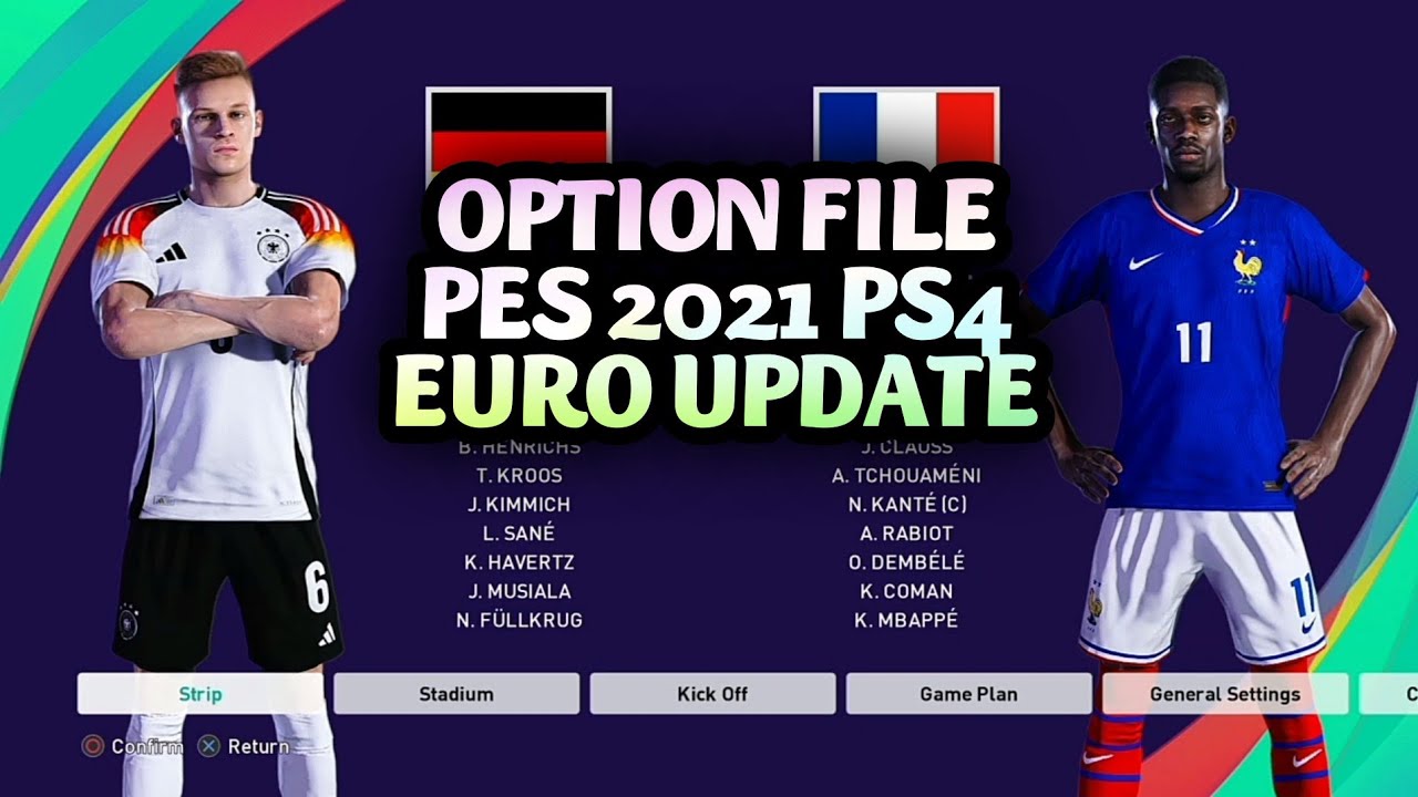 PES 2021 - OPTION FILE PES 2021 UPDATE JUNI 2024 PS4 PART 2 - YouTube