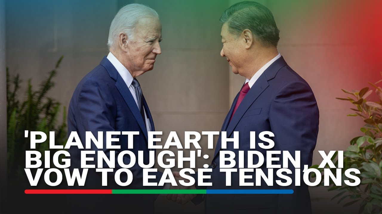 'Planet Earth is big enough': Biden, Xi vow to ease tensions | ABS-CBN ...