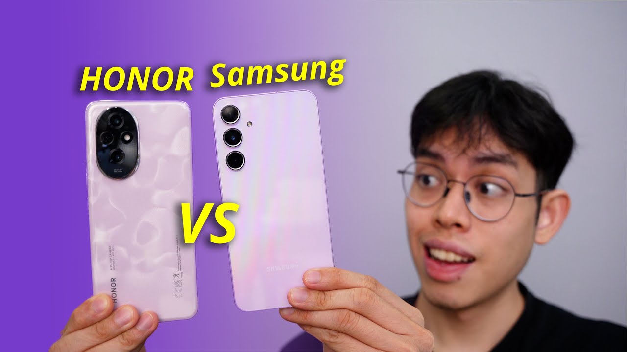 Adakah HONOR mampu kalahkan Samsung? - HONOR 200 VS Samsung A55 - YouTube