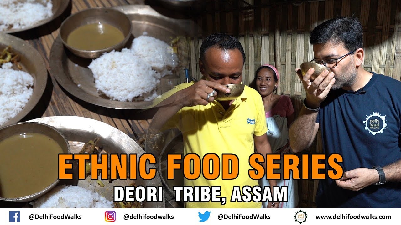 Assam Deori Tribe Food Tour + BEST Deori BIHU Dance + RICE WINE ( Assam ...