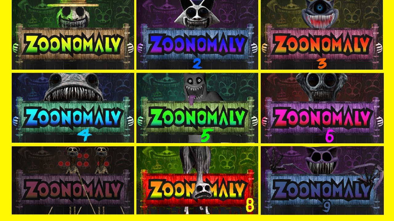 Zoonomaly icons comparison : 1,2,3,4,5,6,7,8,9,10 - YouTube