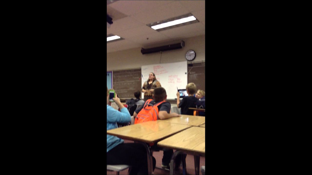 teacher raps poem! - YouTube