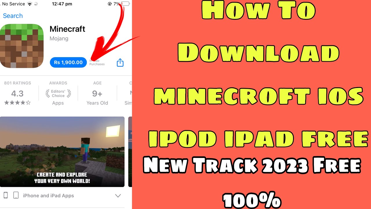 Minecraft Download iOS,iPad Download Minecraft In Iphone Free Minecraft ...