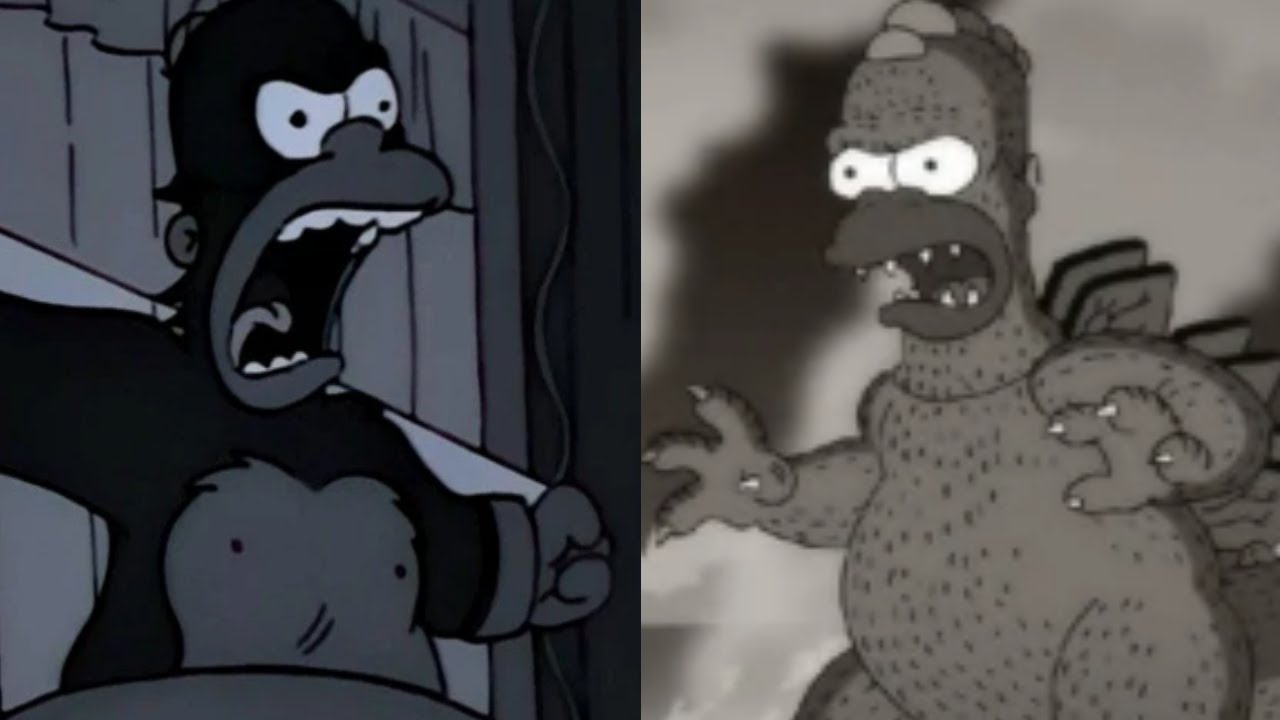 Homerzilla vs king homer (Godzilla Vs kong Footage) - YouTube