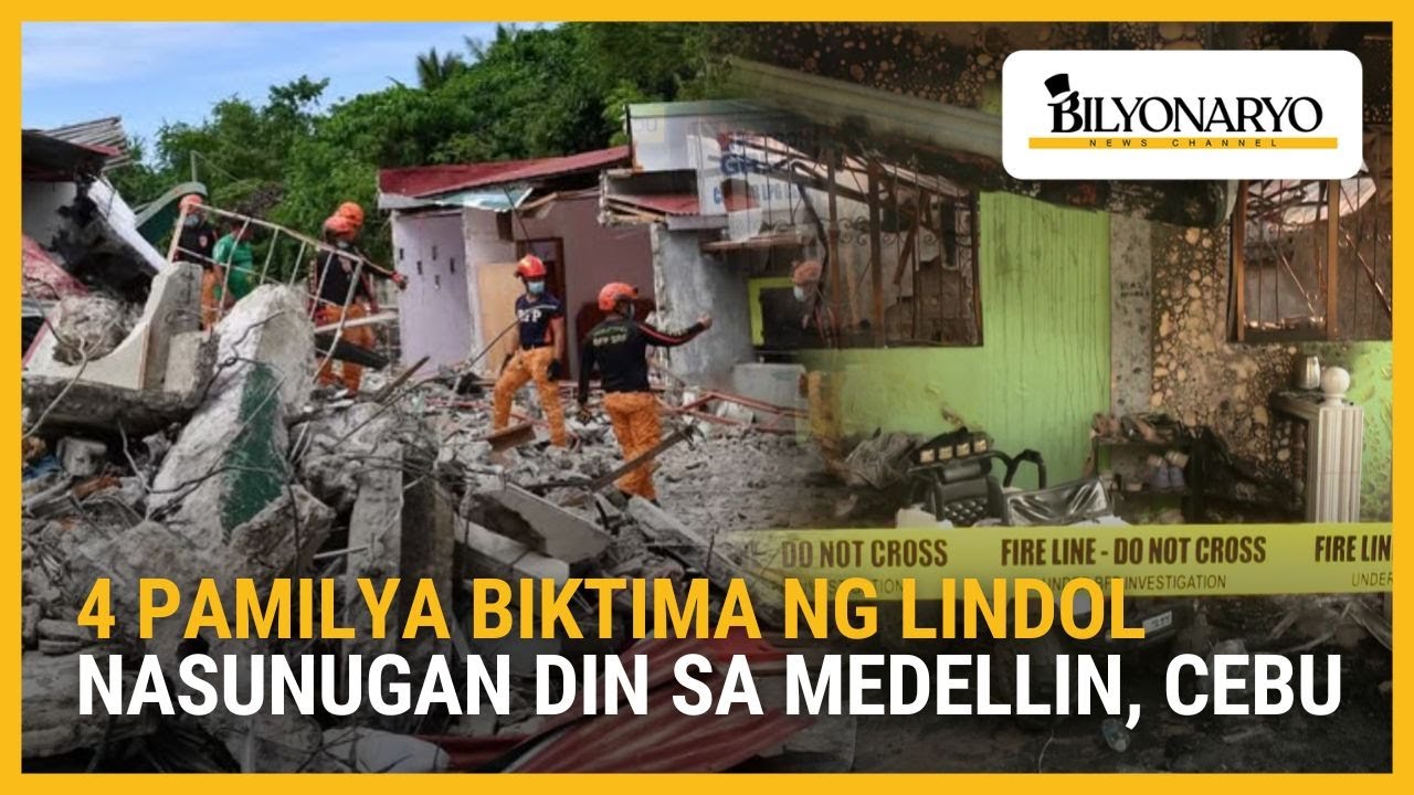 4 pamilya biktima ng lindol nasunugan din sa Medellin, Cebu | Agenda ...