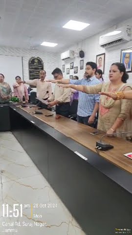 Govt. College of Education taking integrity pledge to mark the onset of ...