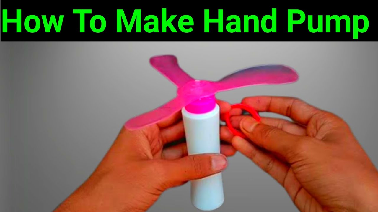 How To Make Hand Fan Machine - Homemade - YouTube