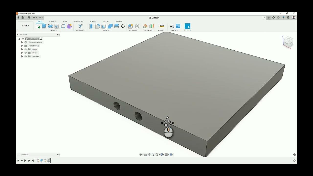 1 1 BasePlate Autodesk Fusion 360 WorldSkills - YouTube