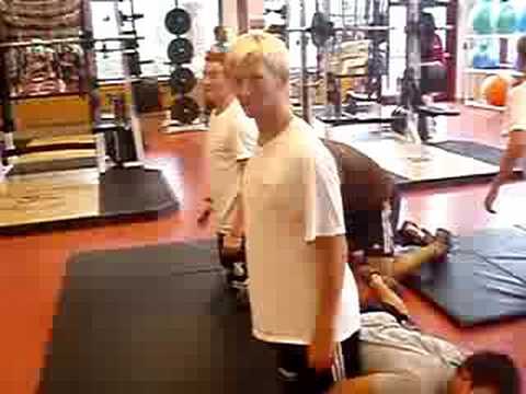 "Saints" in the weight room - YouTube