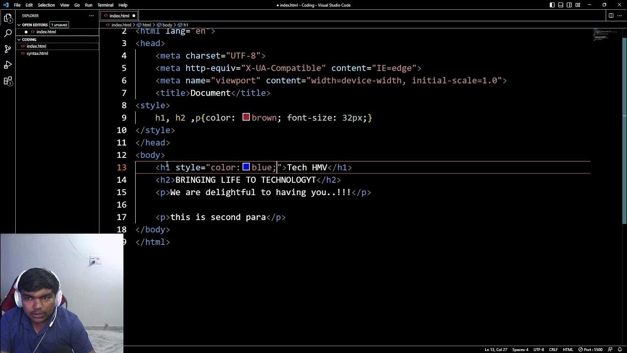 Starting CSS Today | CSS Day #1 - YouTube