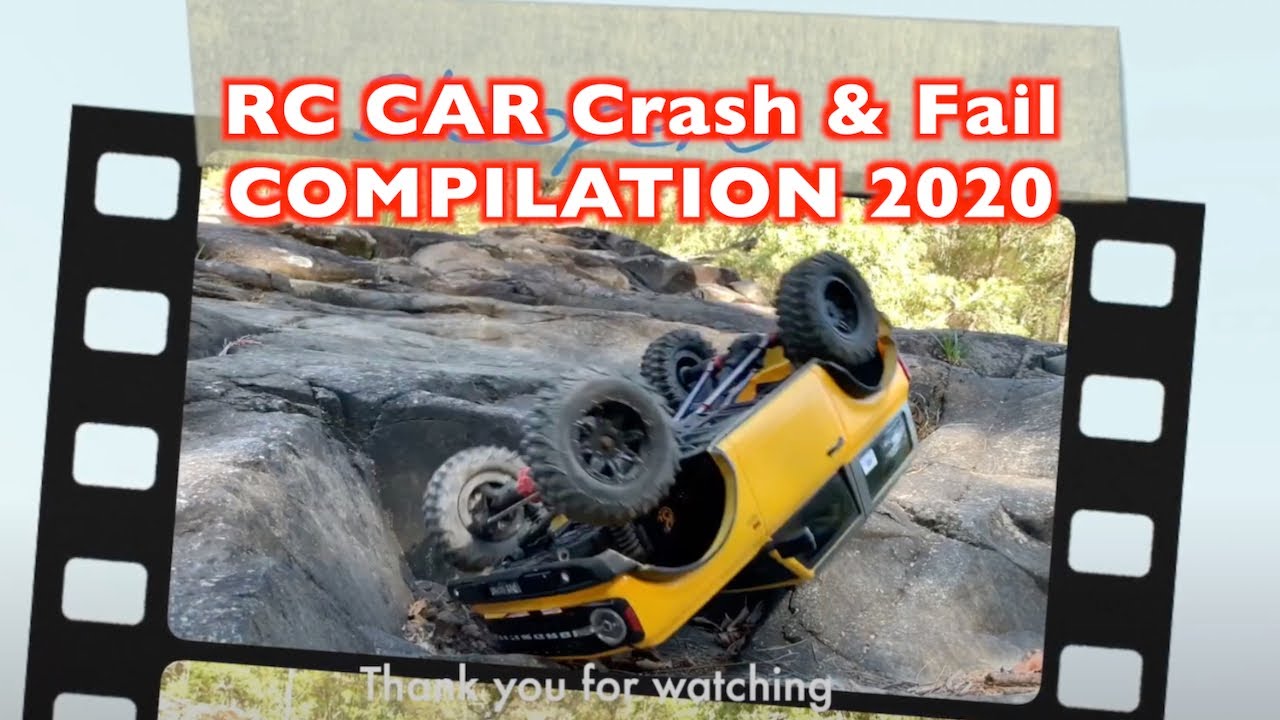 Rc car rock crawler fail & crash compilation 2020 - YouTube