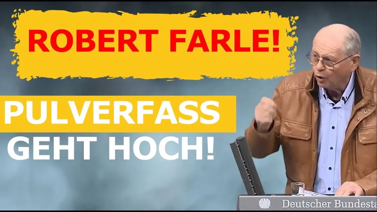 Robert Farle räumt gnadenlos mit der aktuellen Politik auf! - YouTube